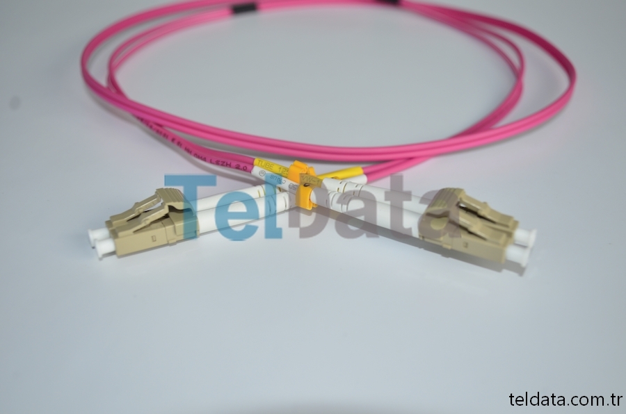 LC-LC Fiber Patch Cord MultiMode Duplex OM4