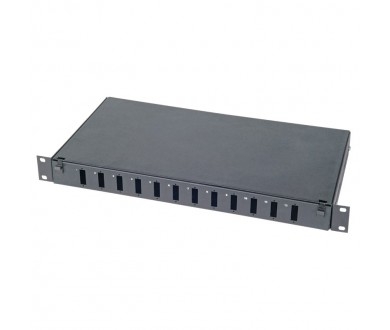 12 Port SC Fiber Optik Patch Panel Duplex